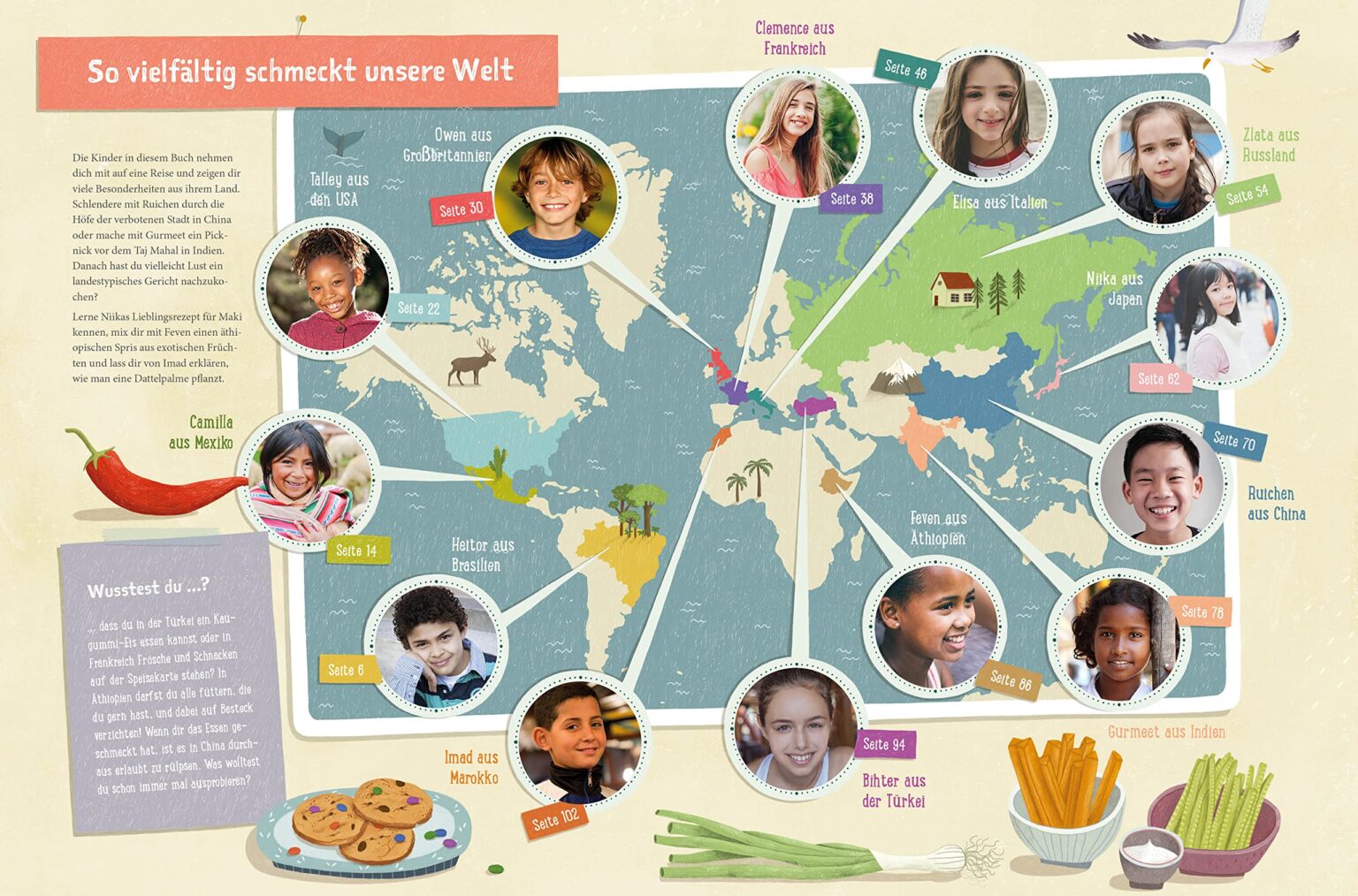 Die Welt schmecken und entdecken : Kinderbuchlesen.de