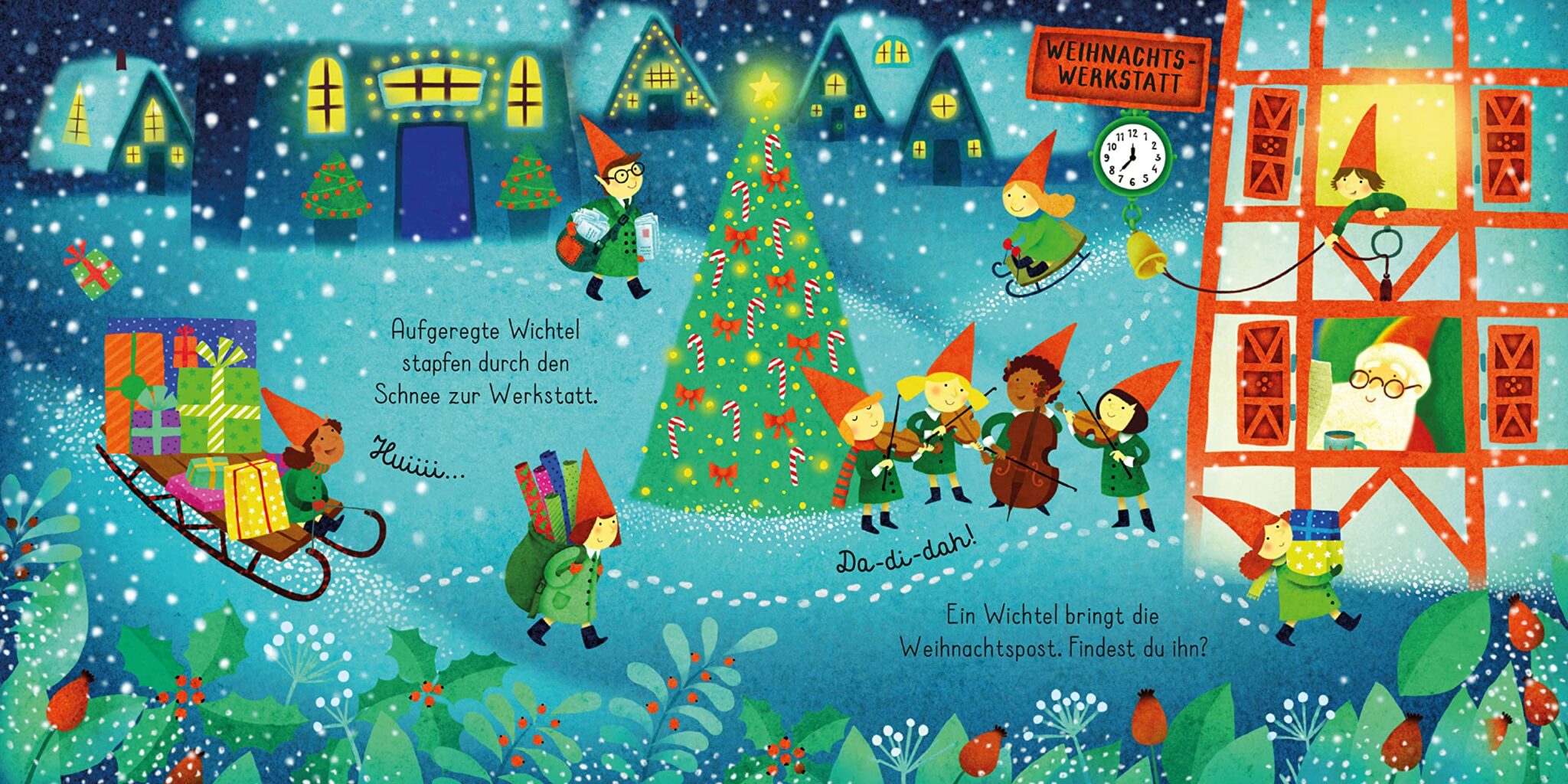 Erstes Puzzle & Buch: Der Weihnachtsmann - Kinderbuchlesen.de